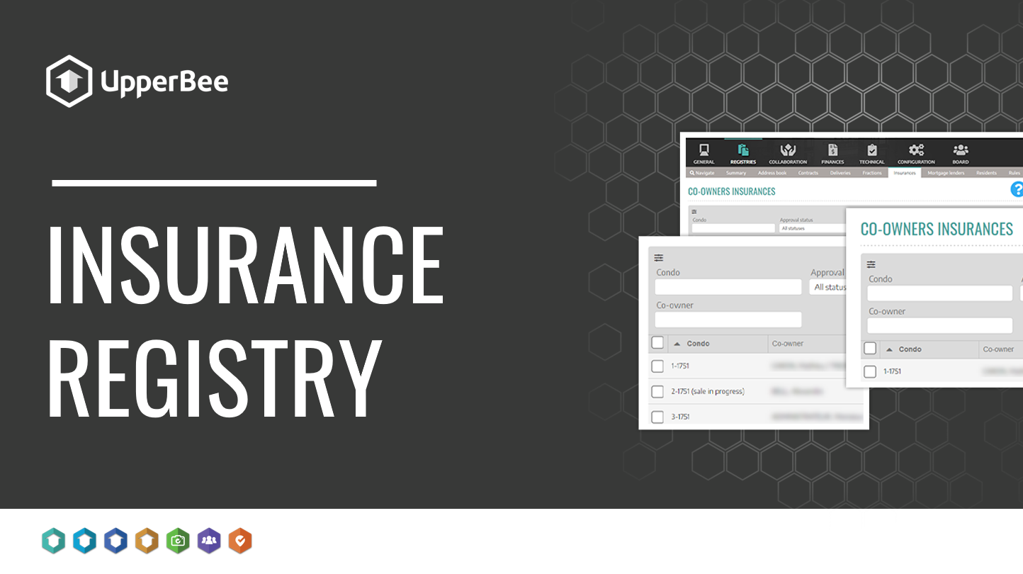 Using the owners' insurance registry - Upperbee